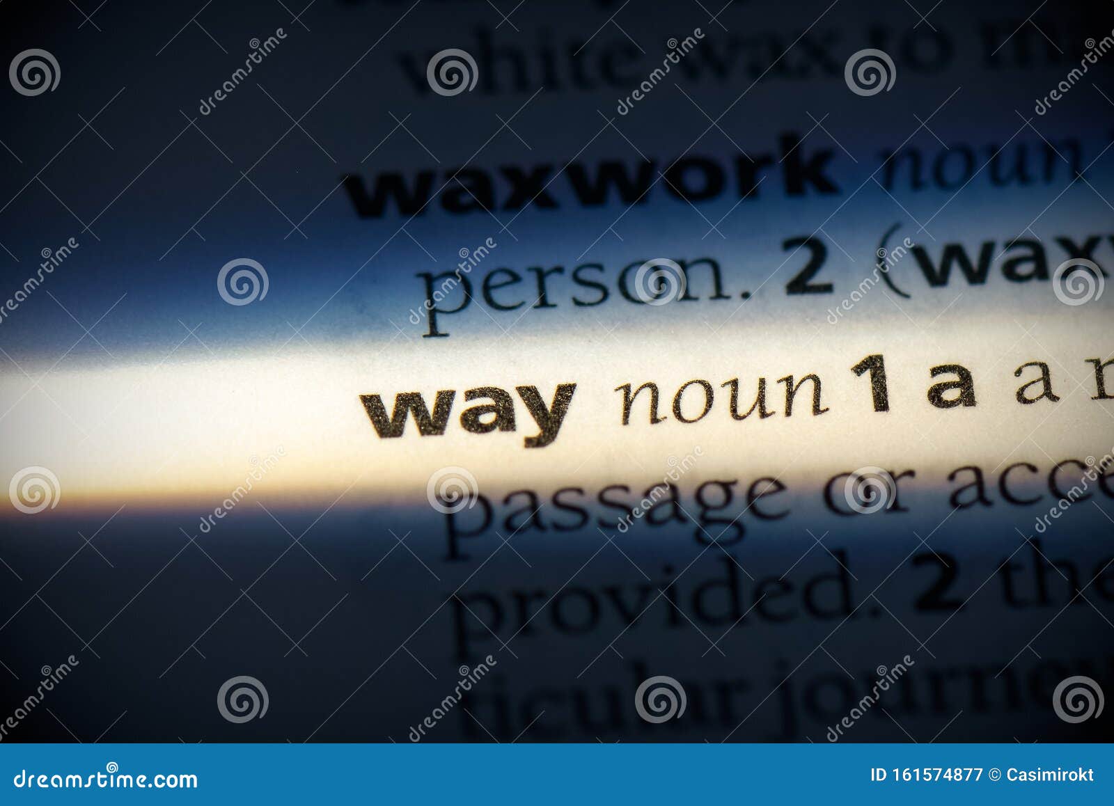 Way stock image. Image of education, info, learn, highlighted - 161574877