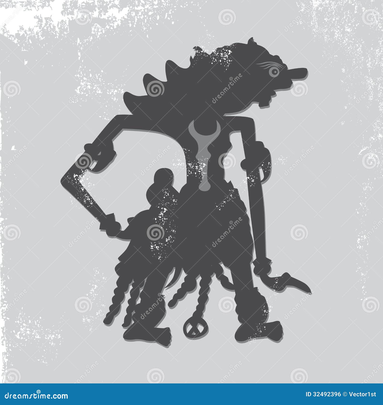 Wayang/puppet - Art Of Ancient Culture Jawa Indonesia - Drupadi ...