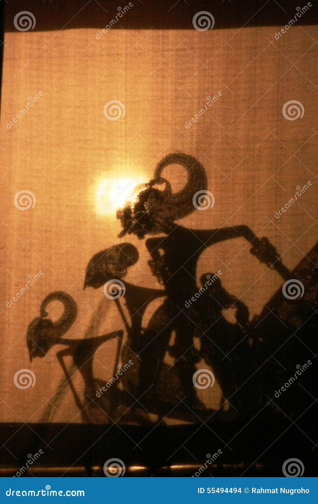 Wayang Kulit (Shadow Puppet Show) Stock Photography | CartoonDealer.com ...