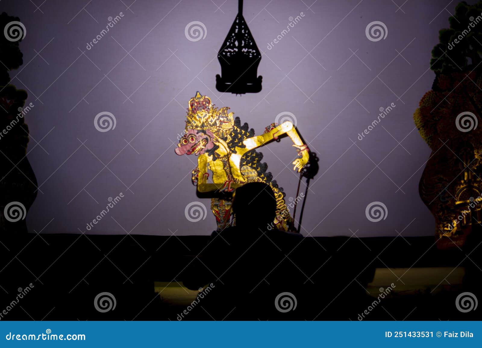 Wayang Kulit Or Shadow Puppets From Java, Indonesia Puppet Show By ...