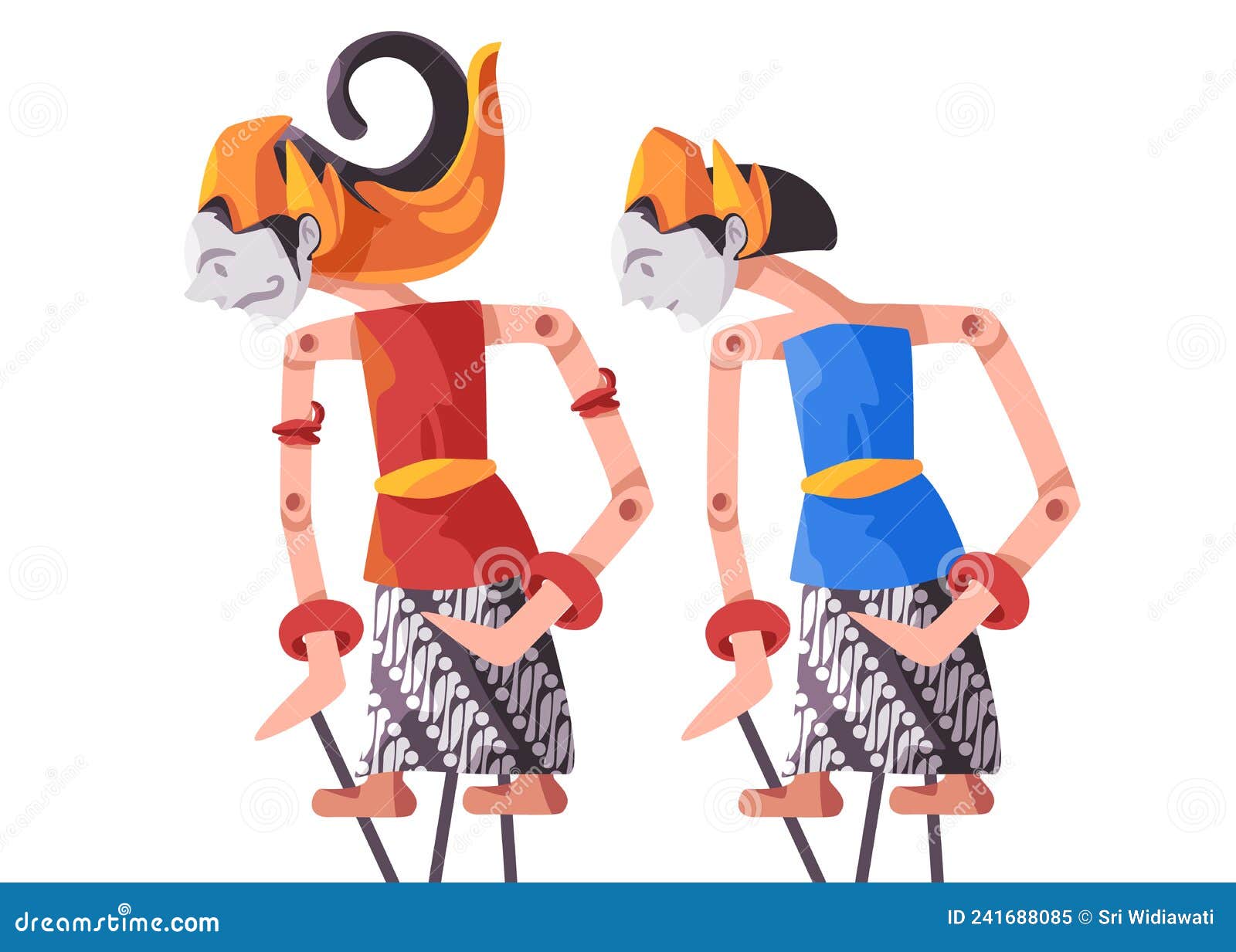 Wayang Is Traditional Leather Puppet Show From Javanese Indonesia ...