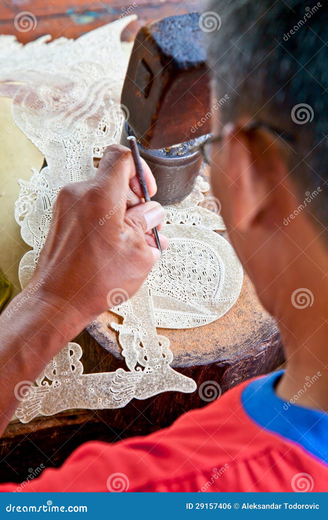 Wayang Kult Puppet. Asian Famous Shadow Puppet. Editorial Image ...