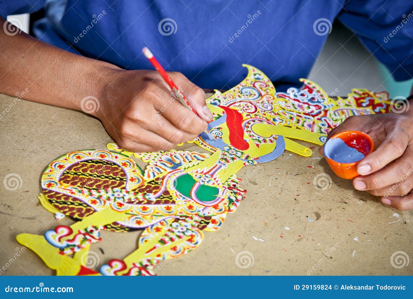 Wayang Kult Puppet. Asian Famous Shadow Puppet. Editorial Stock Image ...