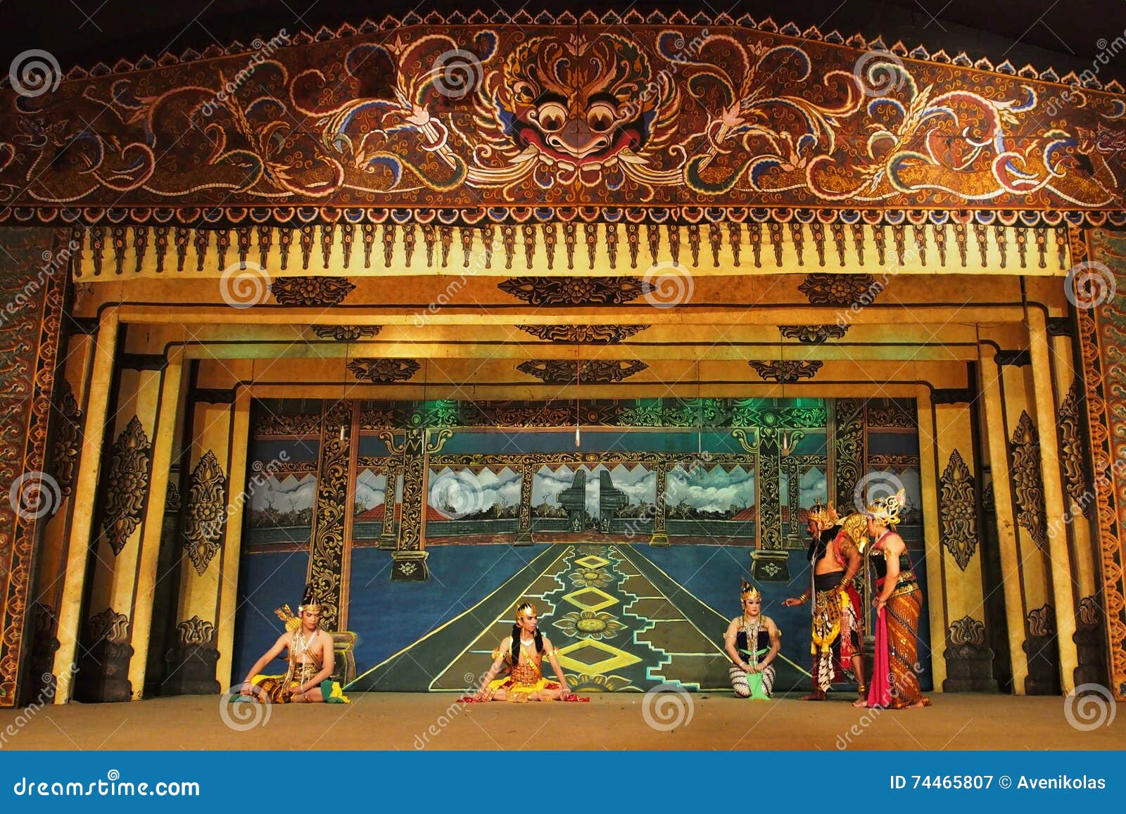 Wayang Orang Surakarta editorial photography. Image of theater - 74465807
