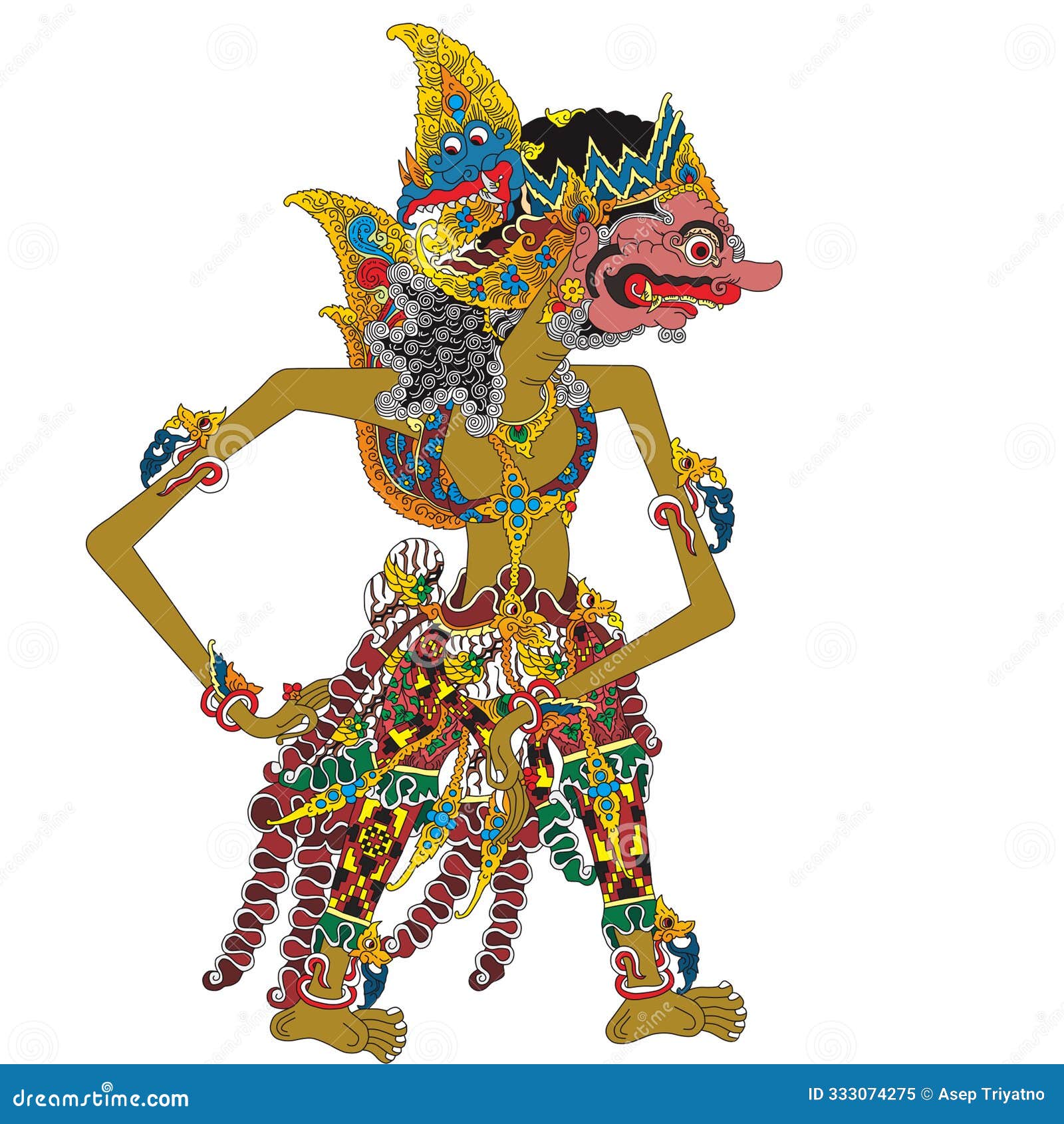 Wayang Puppet Shadow - Garuda Mahambira Stock Photo | CartoonDealer.com ...