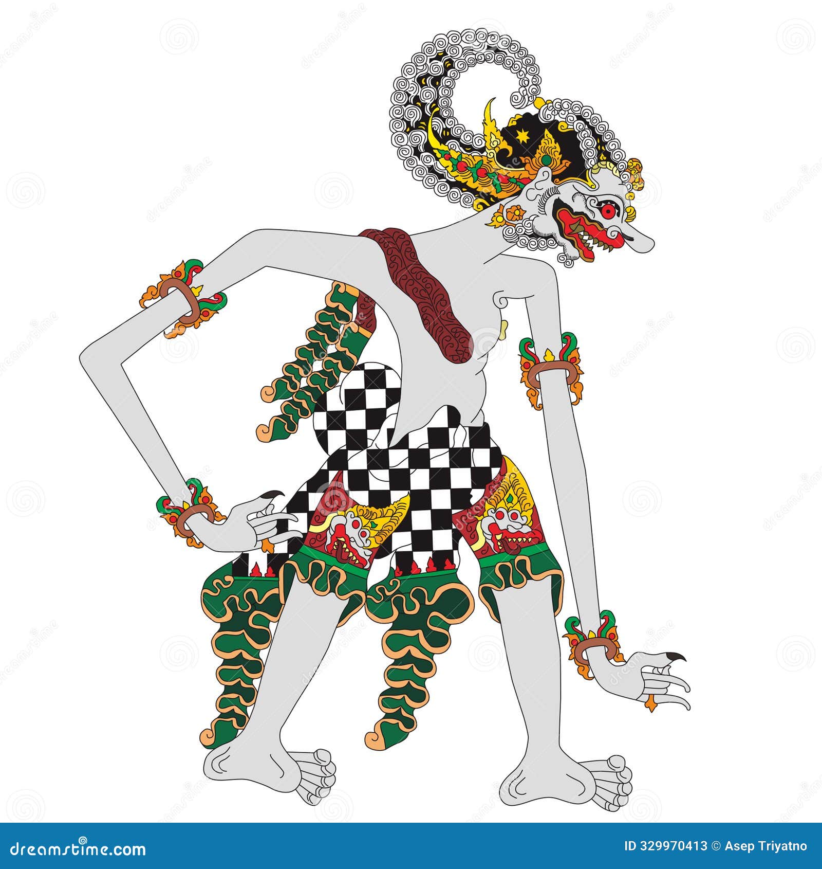 Wayang/puppet - Art Of Ancient Culture Jawa Indonesia - Drupadi ...