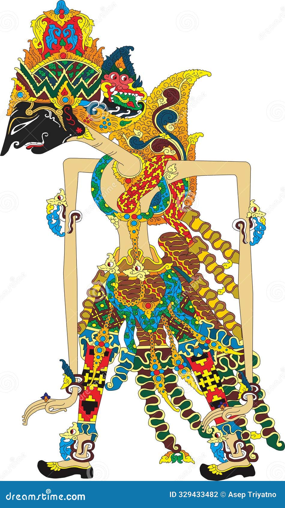Wayang/puppet - Art Of Ancient Culture Jawa Indonesia - Drupadi ...