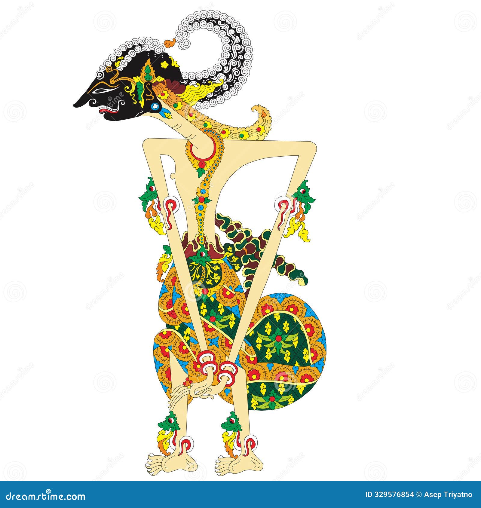 Wayang Puppet Shadow - Sadewa Royalty-Free Stock Image | CartoonDealer ...