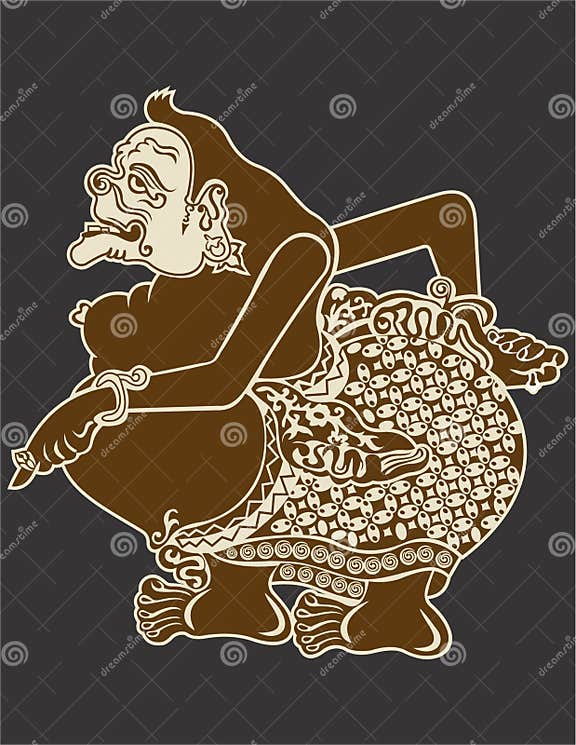 Wayang Semar, Semar Vector, Leather Puppet, Ismoyo Stock Illustration ...