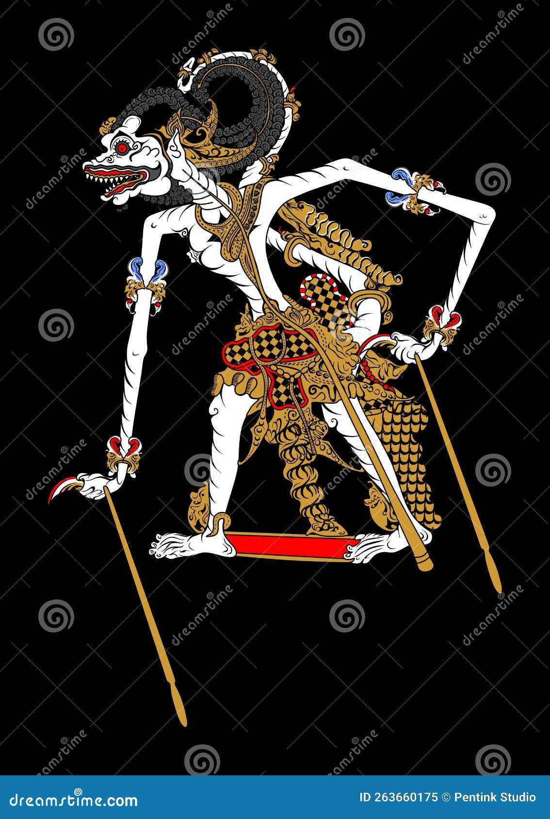 Wayang Vector, Modifications Puntadewa Character | CartoonDealer.com ...