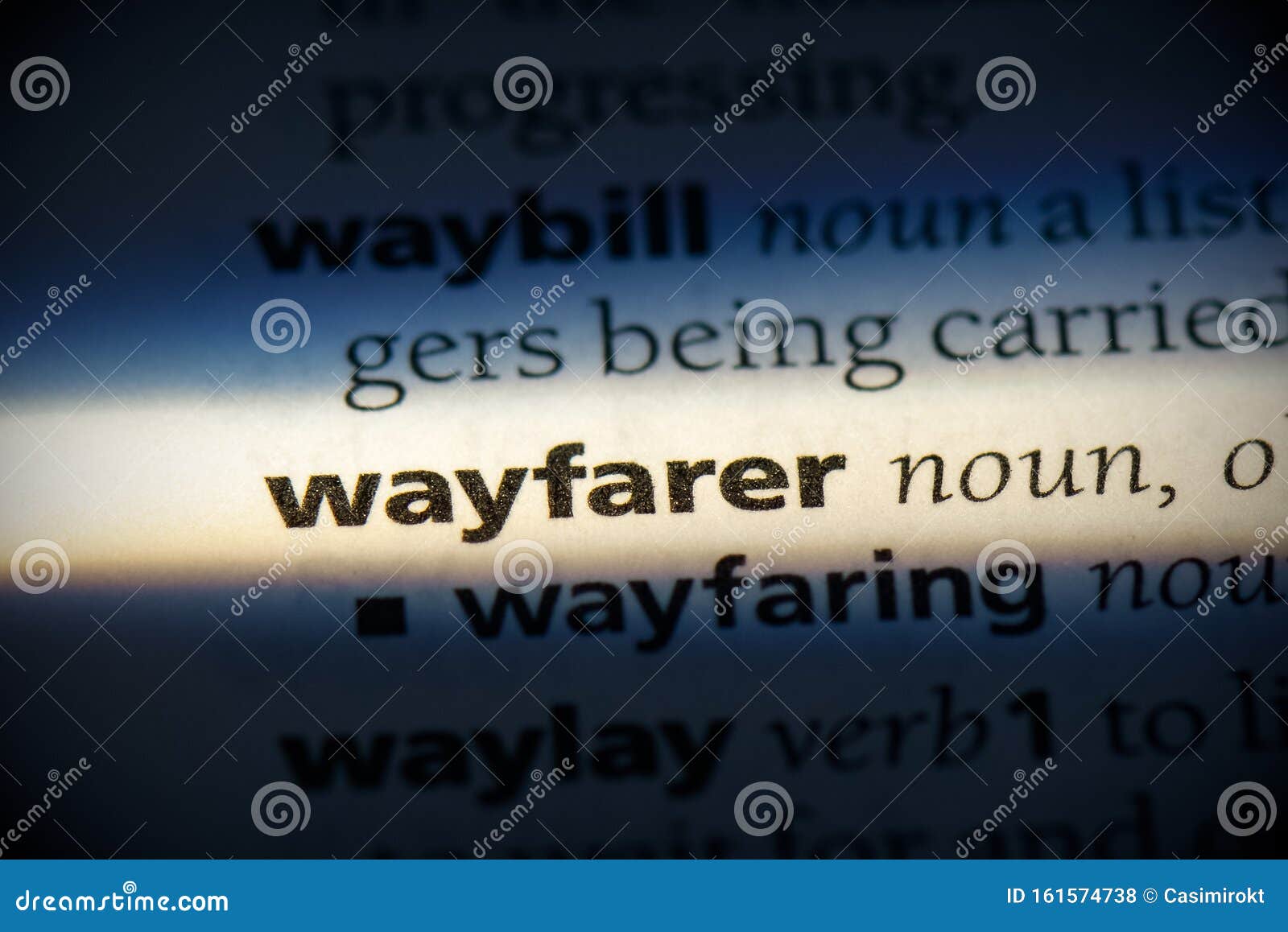 Wayfarer stock photo. Image of info, highlight, language - 161574738