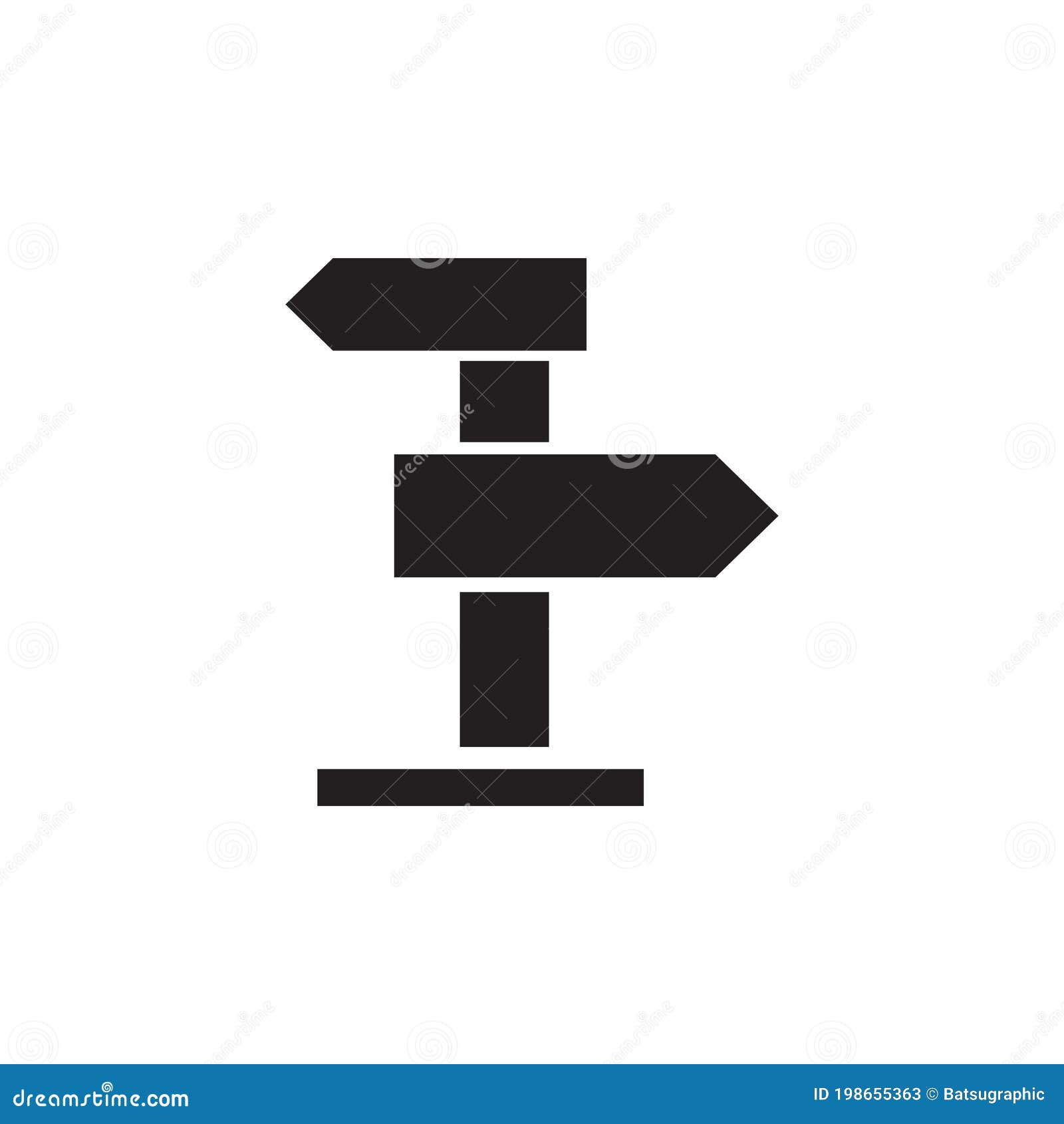 Wayfinding Vector Icon Design Template Stock Vector - Illustration of ...