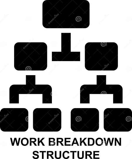Wbs, Work, Breakdown, Structure, Hierarchy, Organization Solid Glyph ...