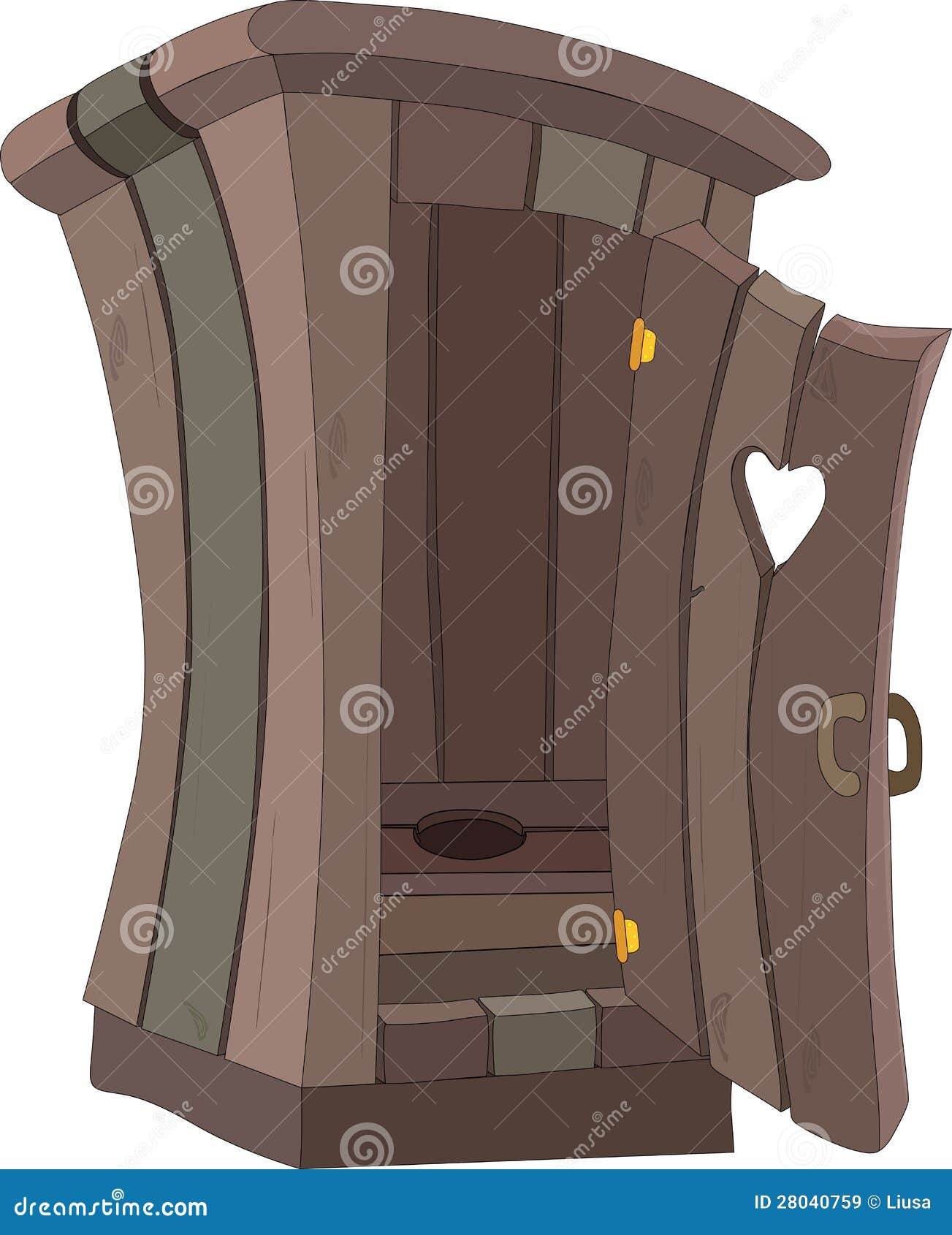 WC Del Retrete De La Historieta Ilustración del Vector - Ilustración de ...