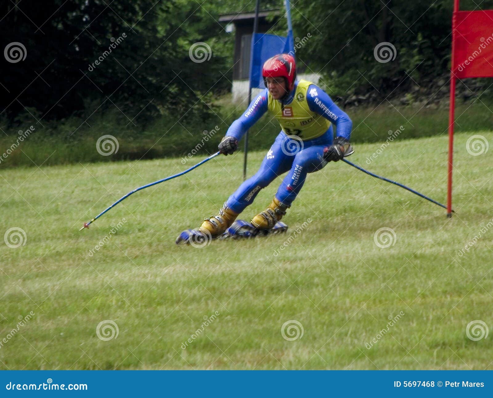 WC Grass Skiing - Cenkovice Editorial Stock Photo - Image of ...