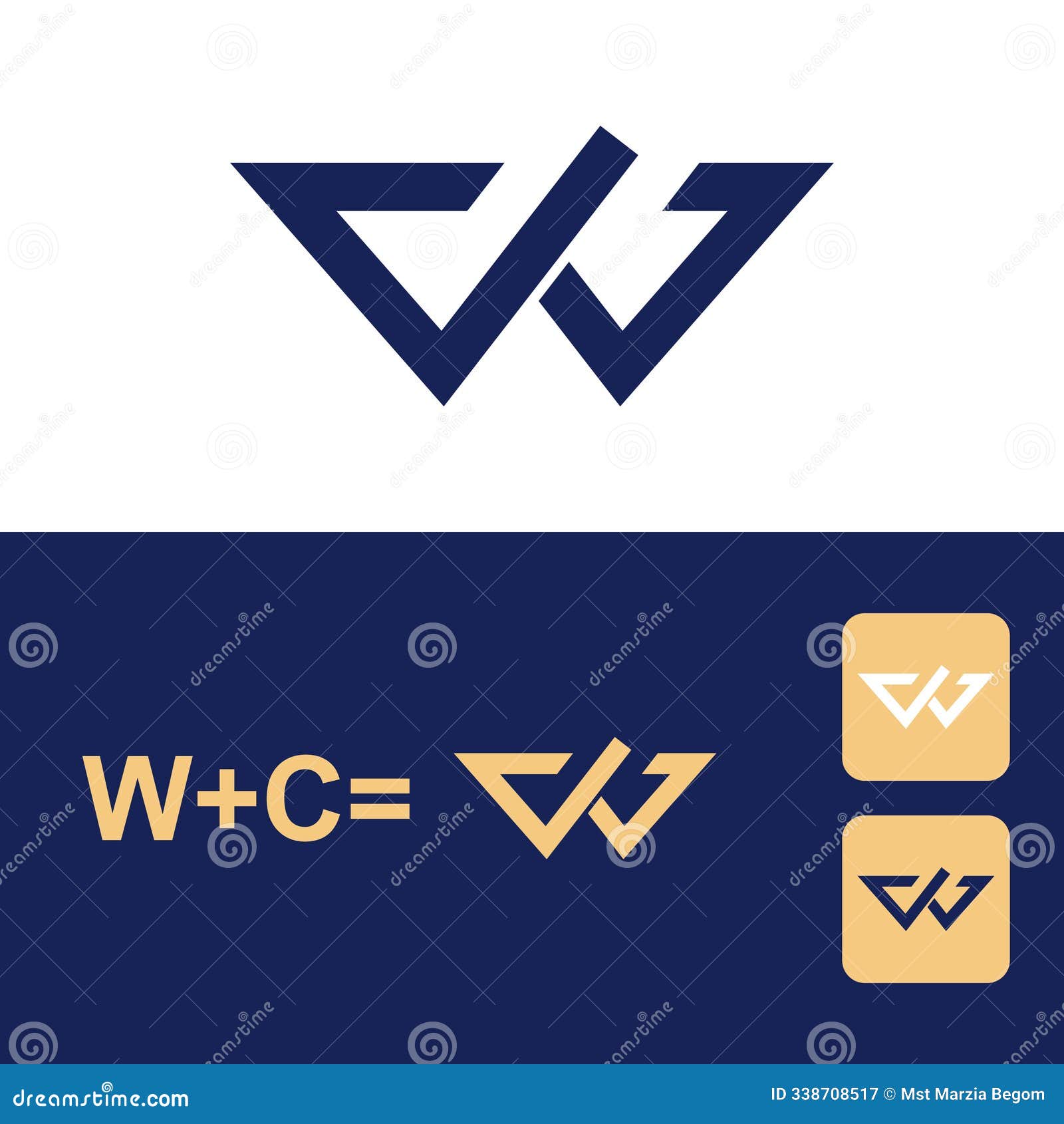 WC Logo. W C Design. White WC Letter. WC, W C Letter Logo Design ...