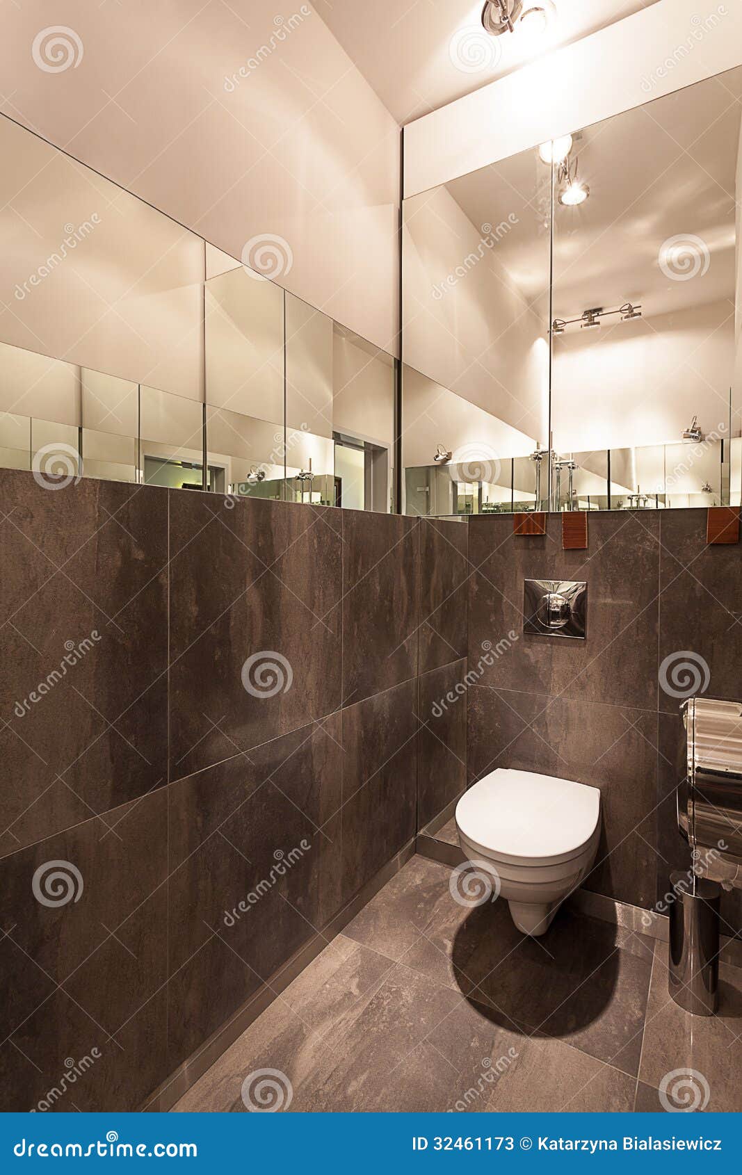 Wc in modern toilet stock image. Image of bathroom, light - 32461173
