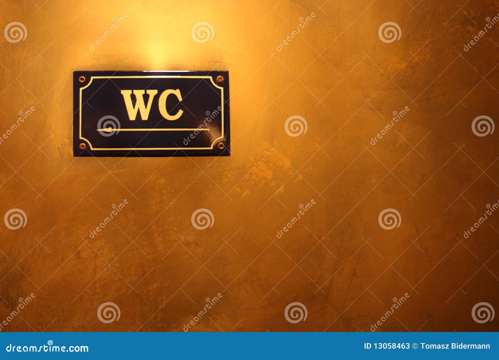 WC sign stock image. Image of road, enter, bathroom, door - 13058463