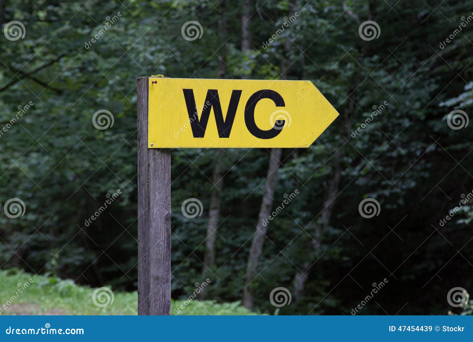 WC stock image. Image of post, instructions, mark, board - 47454439