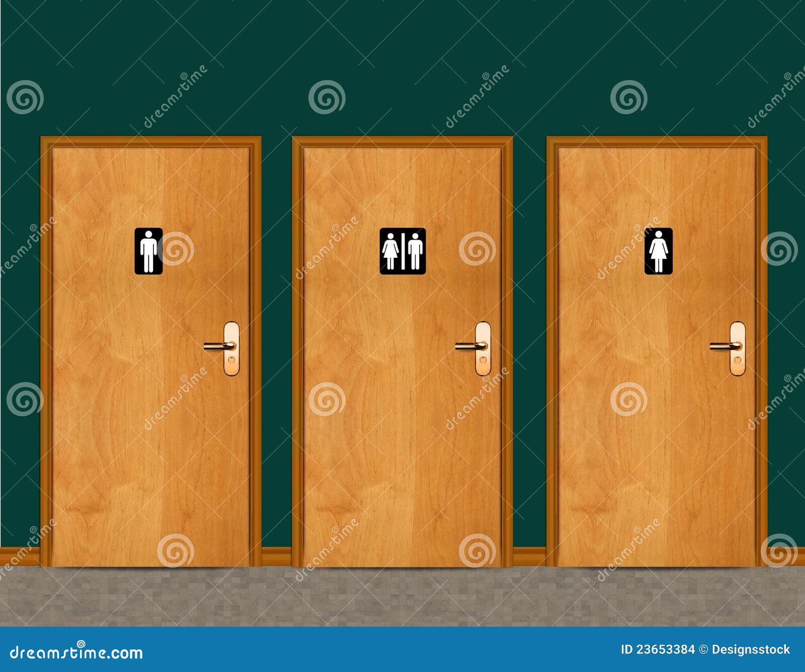 WC Water Cycle door stock photo. Image of passage, board - 23653384
