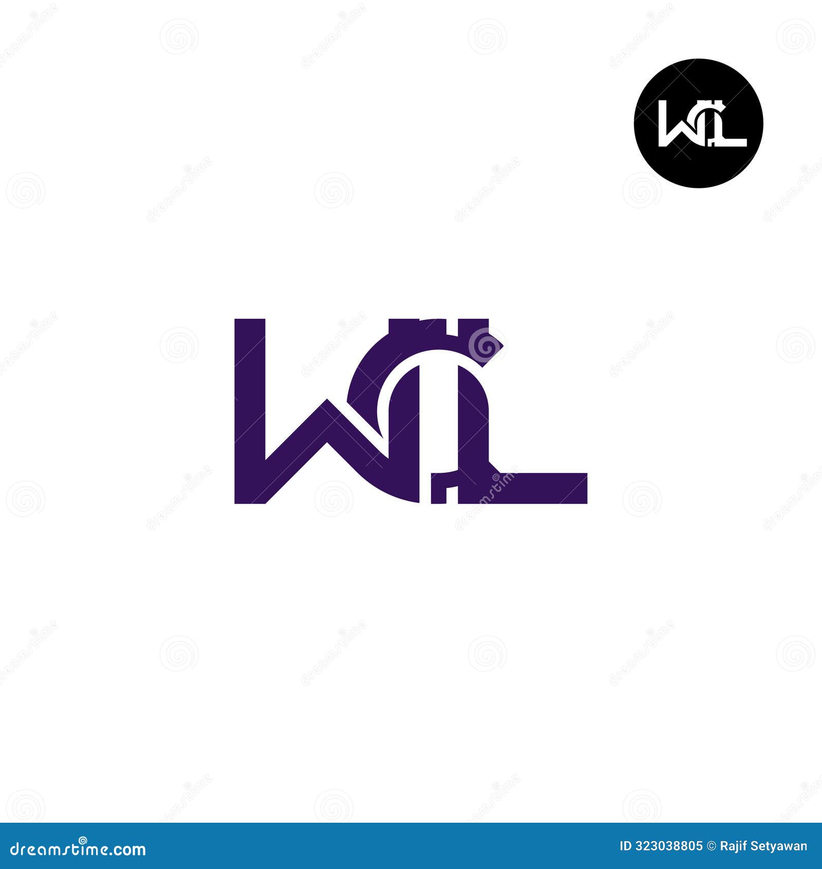 WCL Logo Letter Monogram Design Stock Vector - Illustration of ...