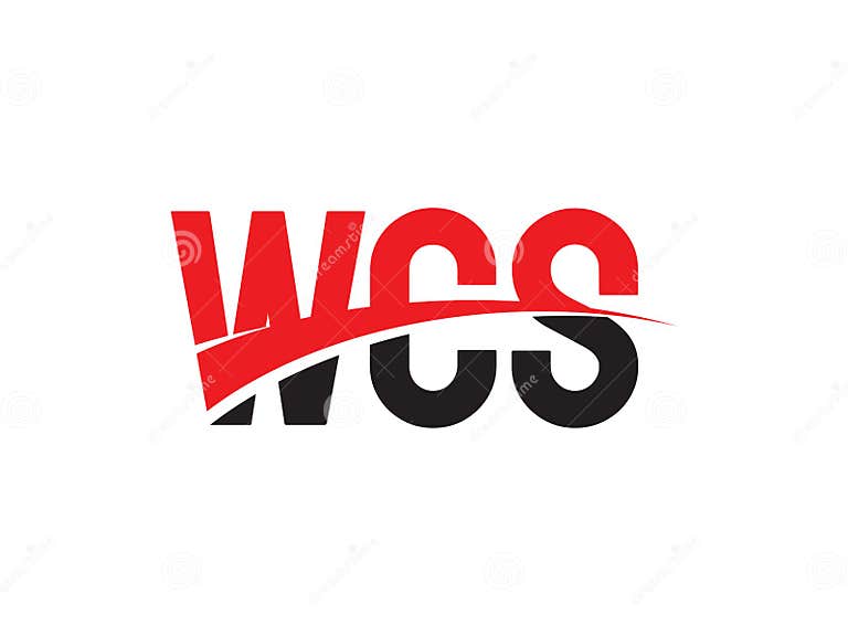 WCS Letter Initial Logo Design Vector Illustration Stock Vector ...