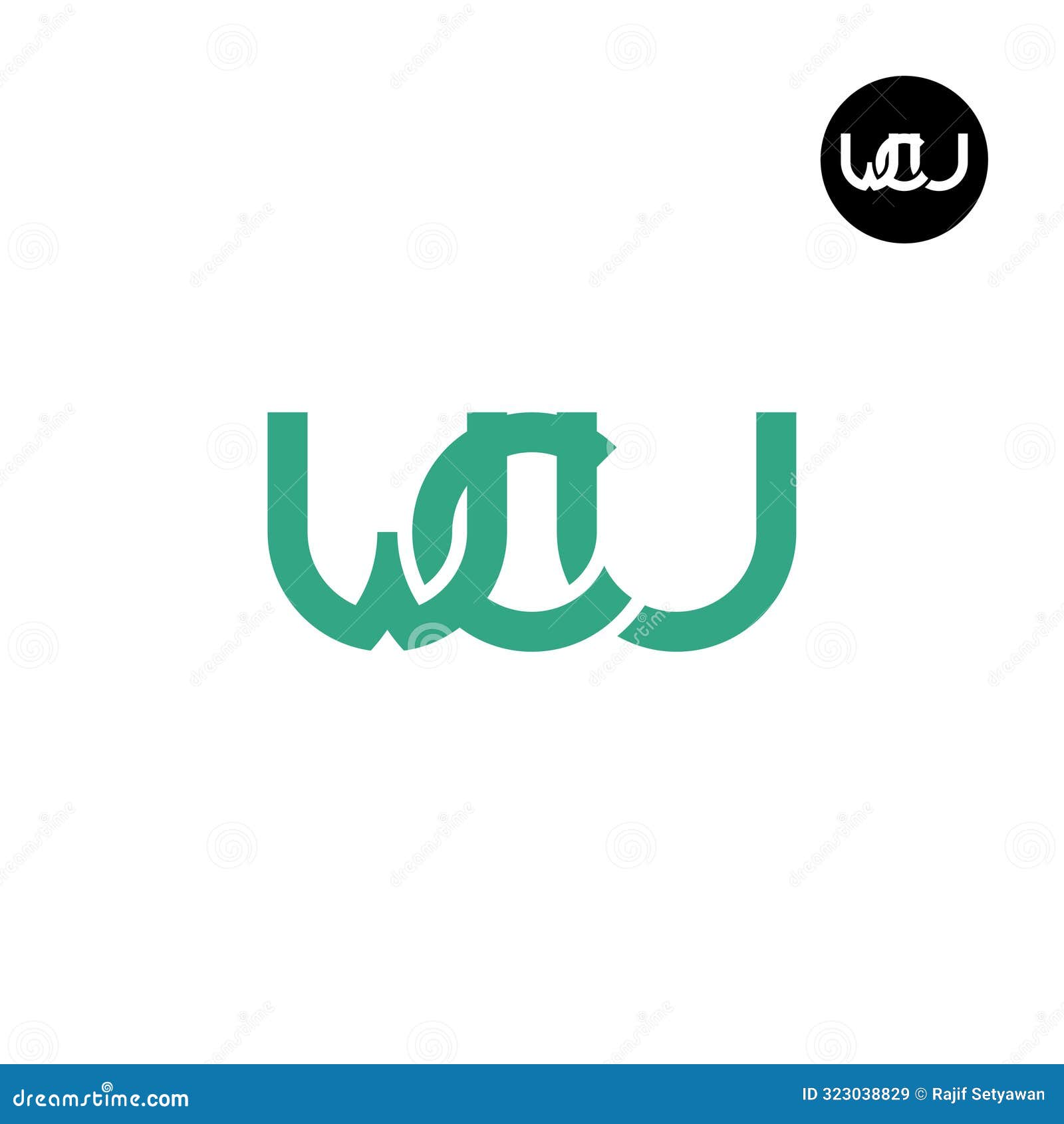 WCU Logo Letter Monogram Design Stock Vector - Illustration of venture ...