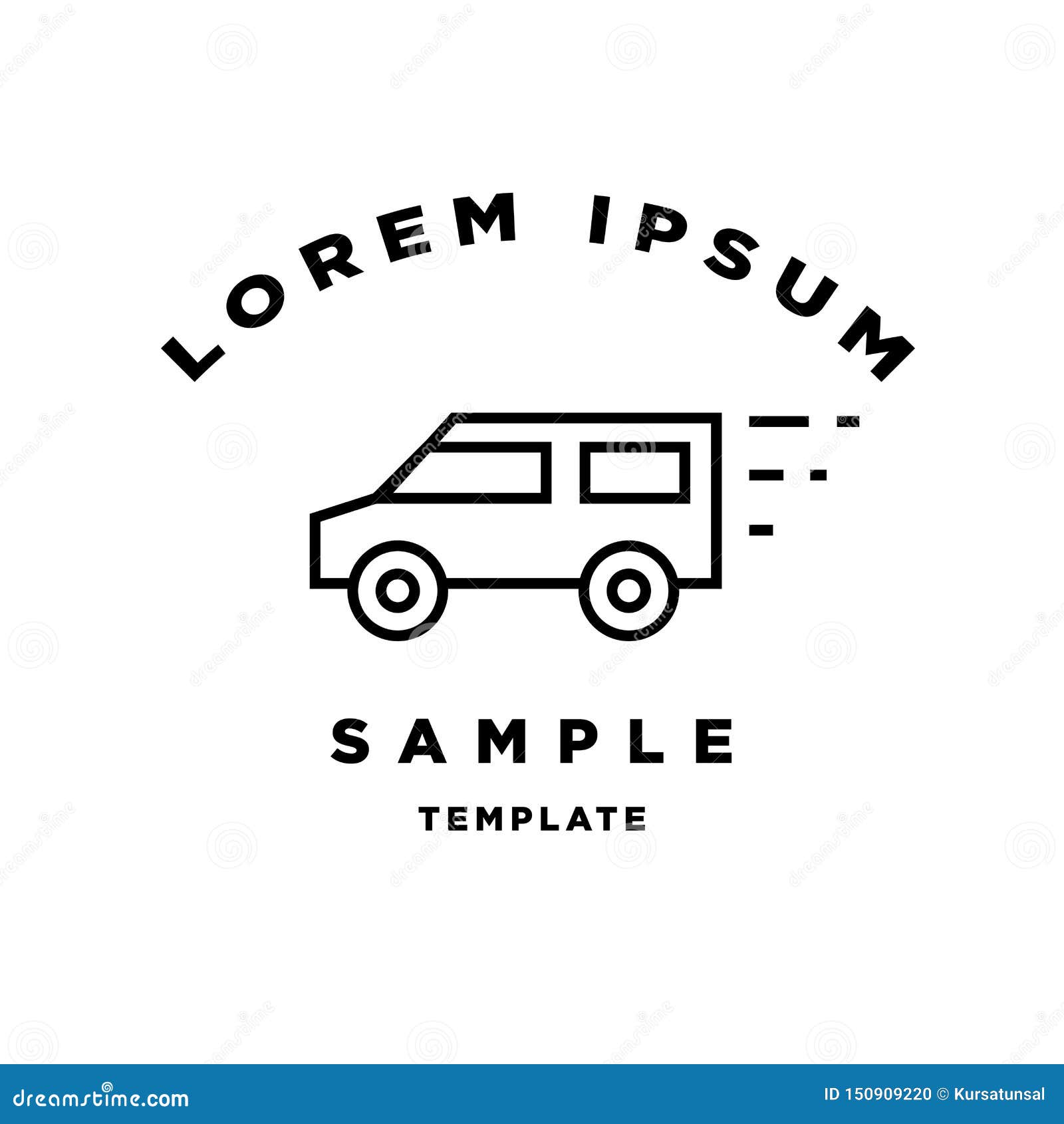 4WD Car Minimal Sign Vector Design Stock Vector - Illustration of logo ...