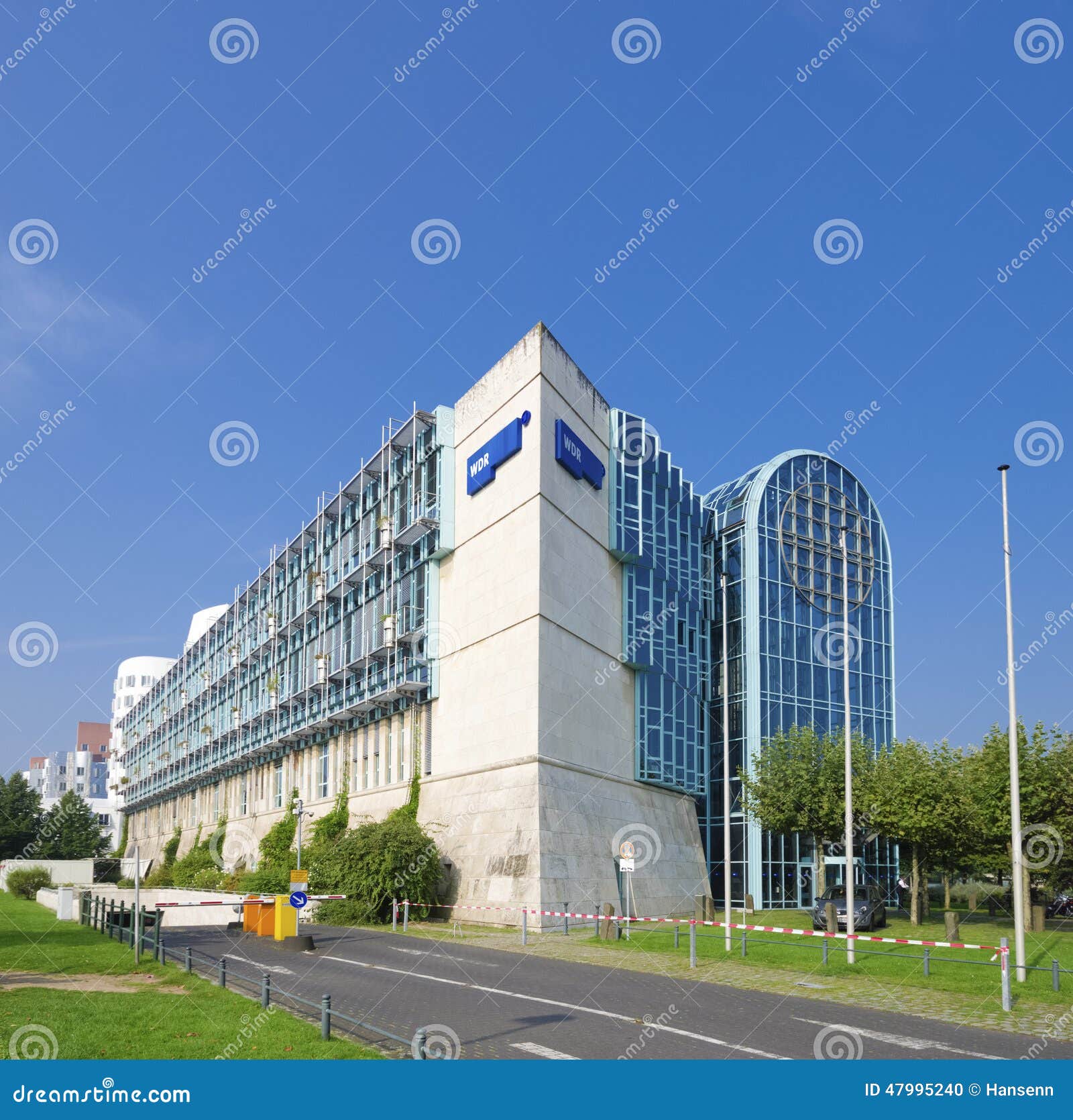 WDR building in dusseldorf editorial image. Image of design - 47995240