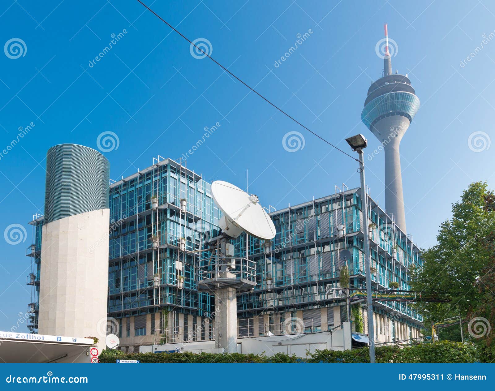 WDR building in dusseldorf editorial photo. Image of futuristic - 47995311