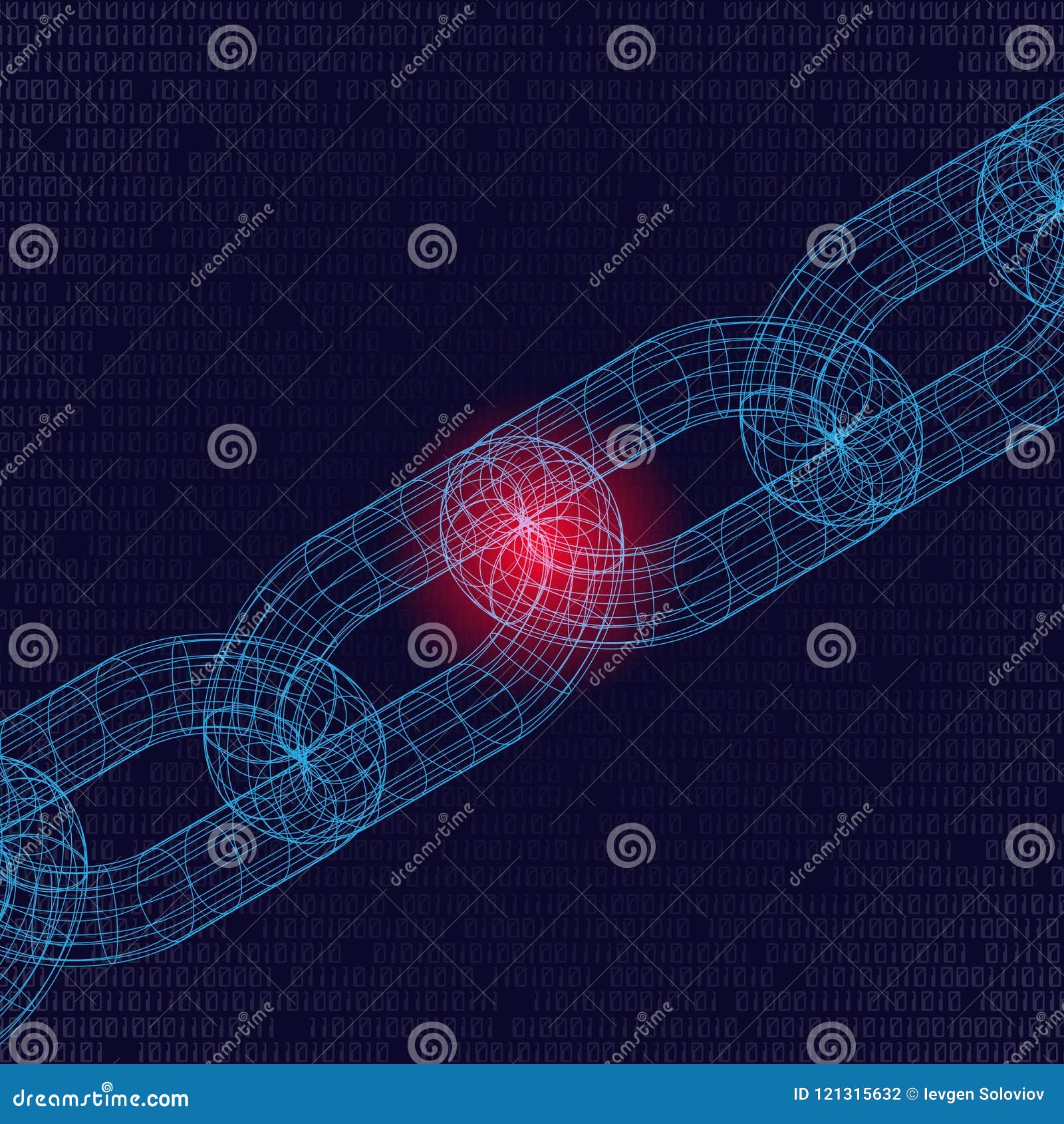 Weak chain background stock vector. Illustration of crypto - 121315632
