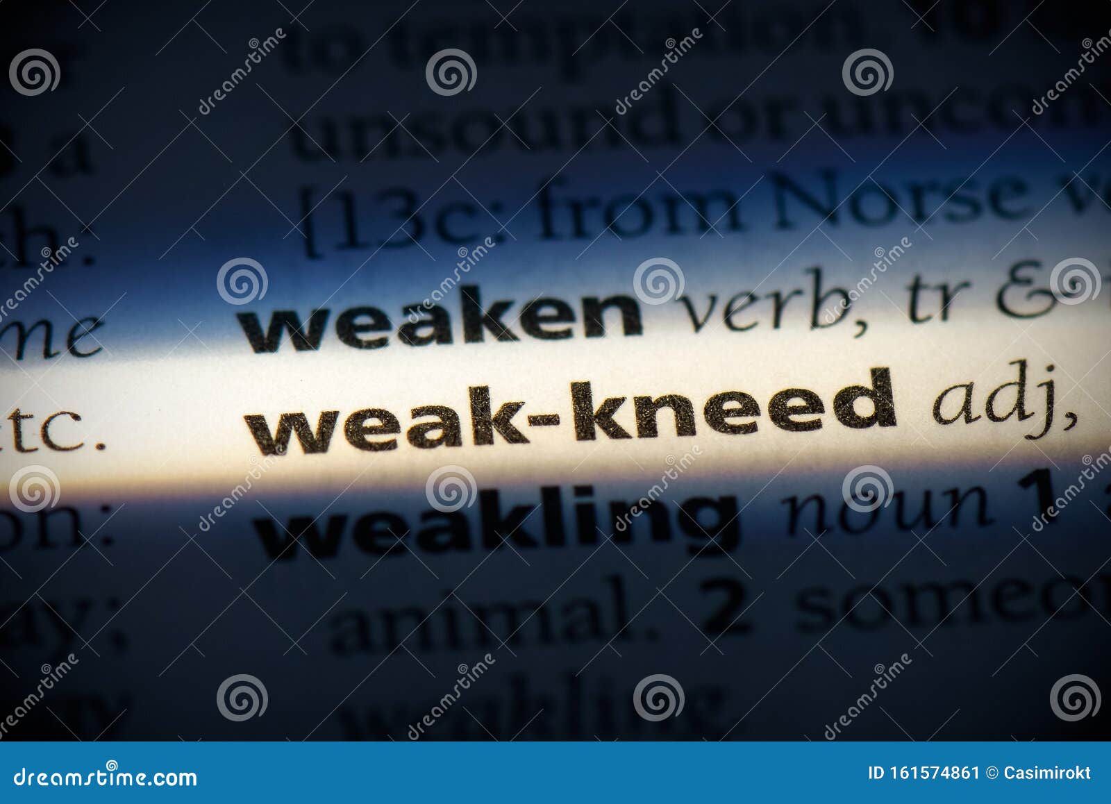 Weak-kneed stock image. Image of definition, kneed, macro - 161574861