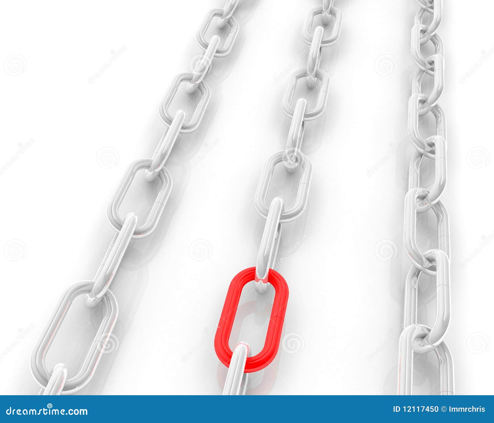 Weak Link In Stretched Chain Royalty-Free Stock Image | CartoonDealer ...