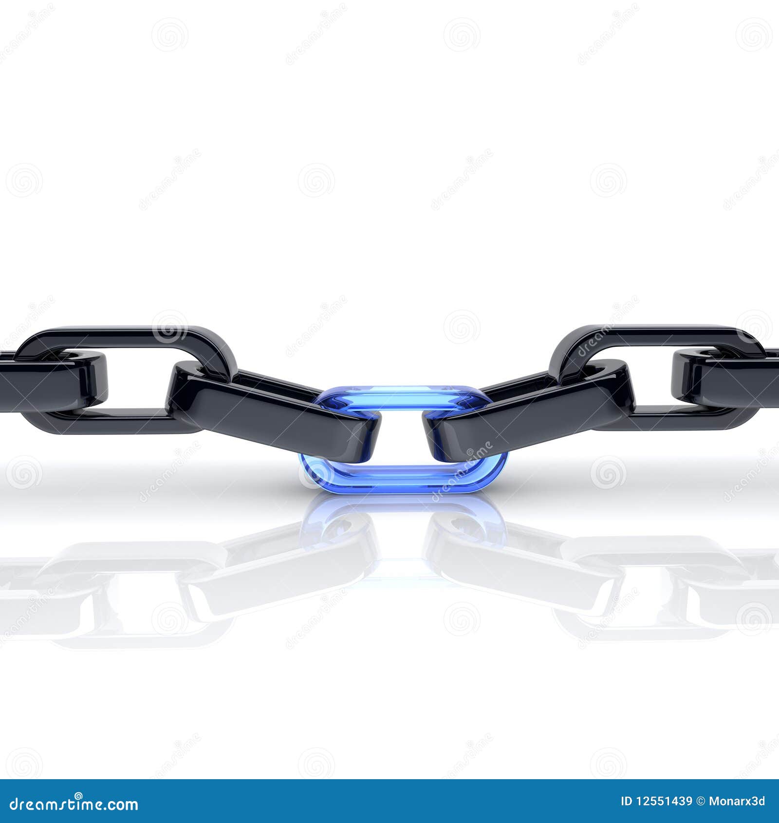 Weak link stock illustration. Illustration of cell, blue - 12551439