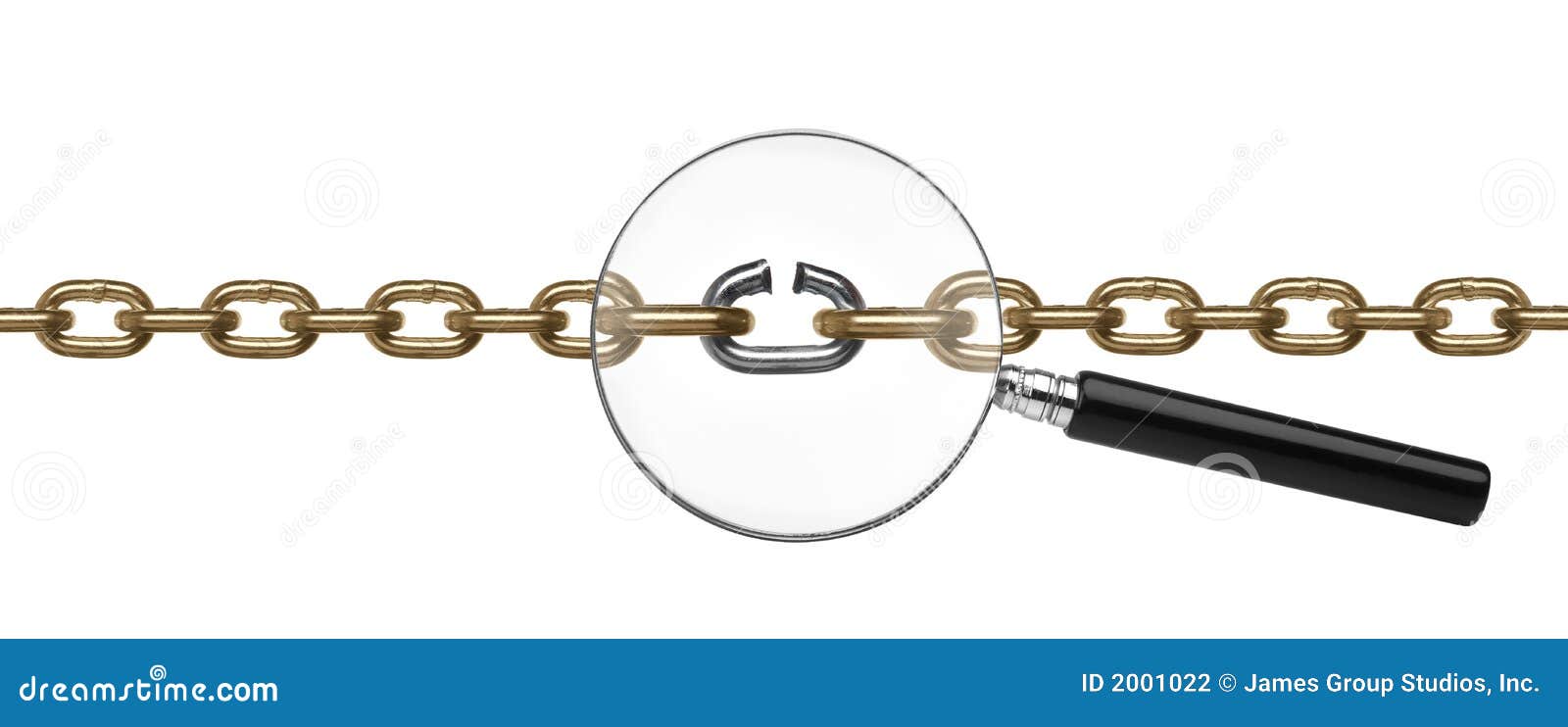 The Weak Link In The Chain Is Broken. Malfunction, Breakdown, Out Of ...