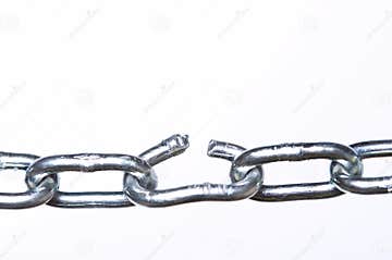 Weak link stock photo. Image of metal, isolated, weakness - 3176990
