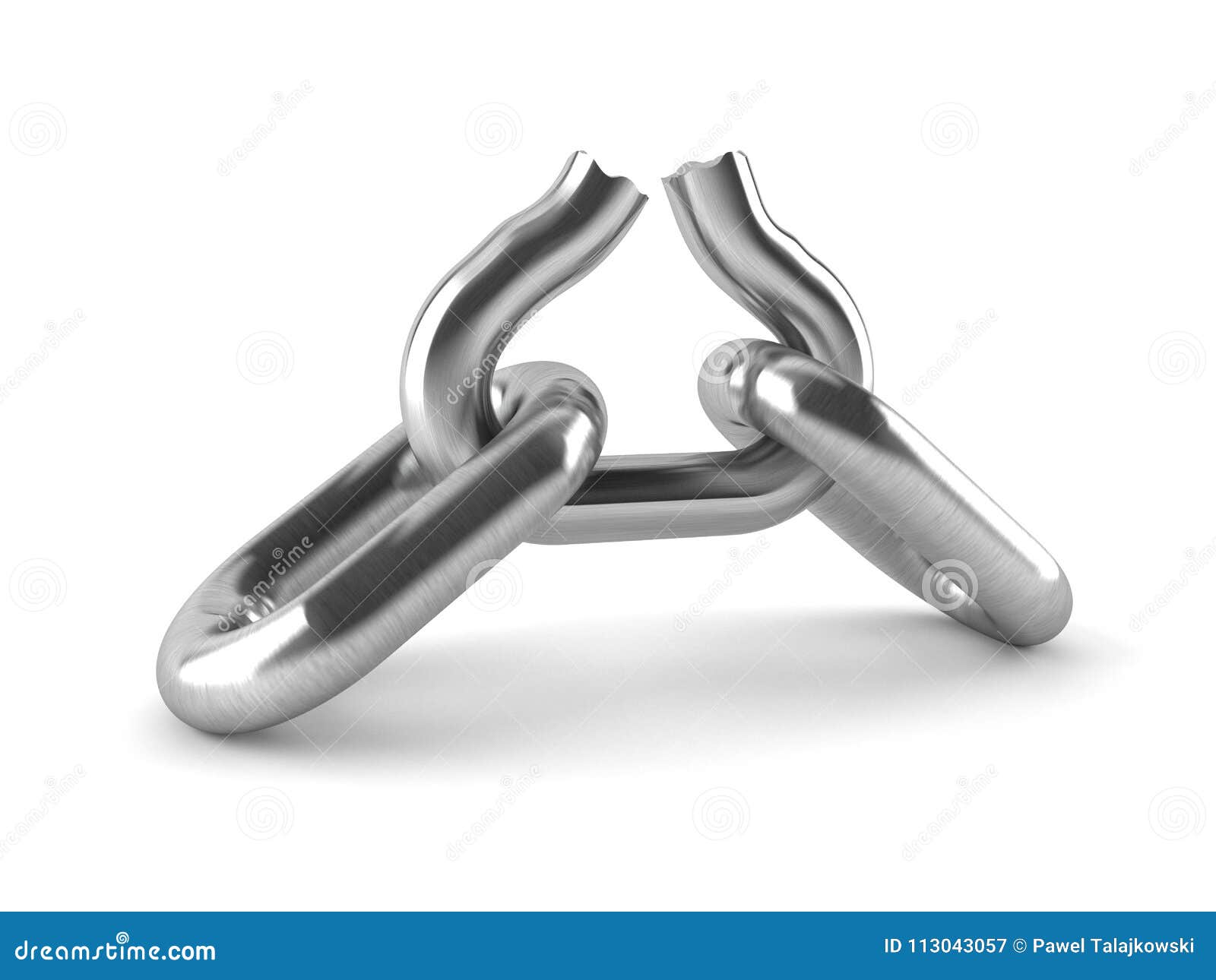 Weak link concept stock illustration. Illustration of isolated - 113043057