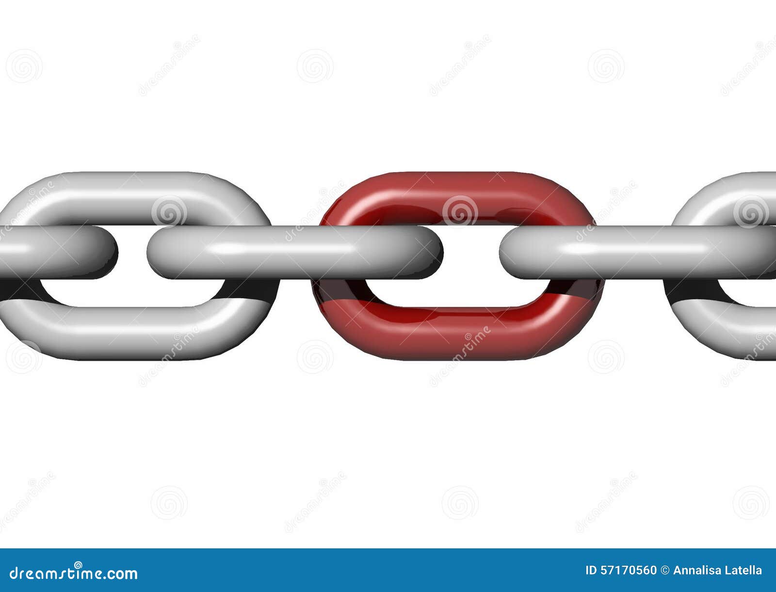 Weak link stock illustration. Illustration of union, weakness - 57170560