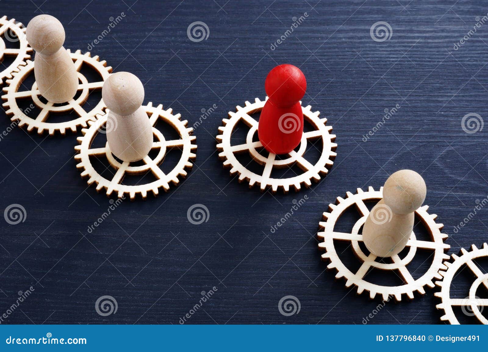 Weak Link in the Team. Troubles with Communication Stock Photo - Image ...