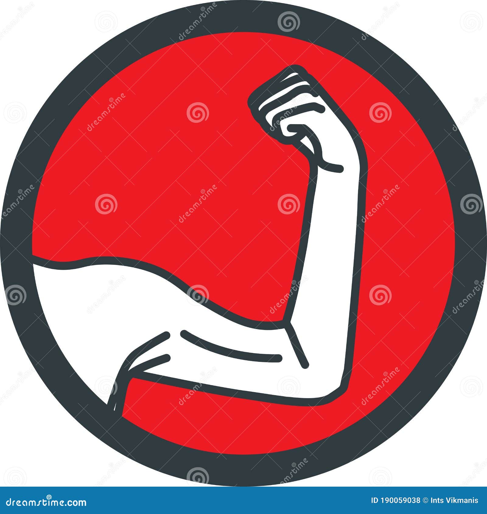 Weak Male Arms with Flexed Biceps Muscles Stock Vector - Illustration ... Weak Male Arms with Flexed Biceps Muscles Stock Vector - Illustration ...