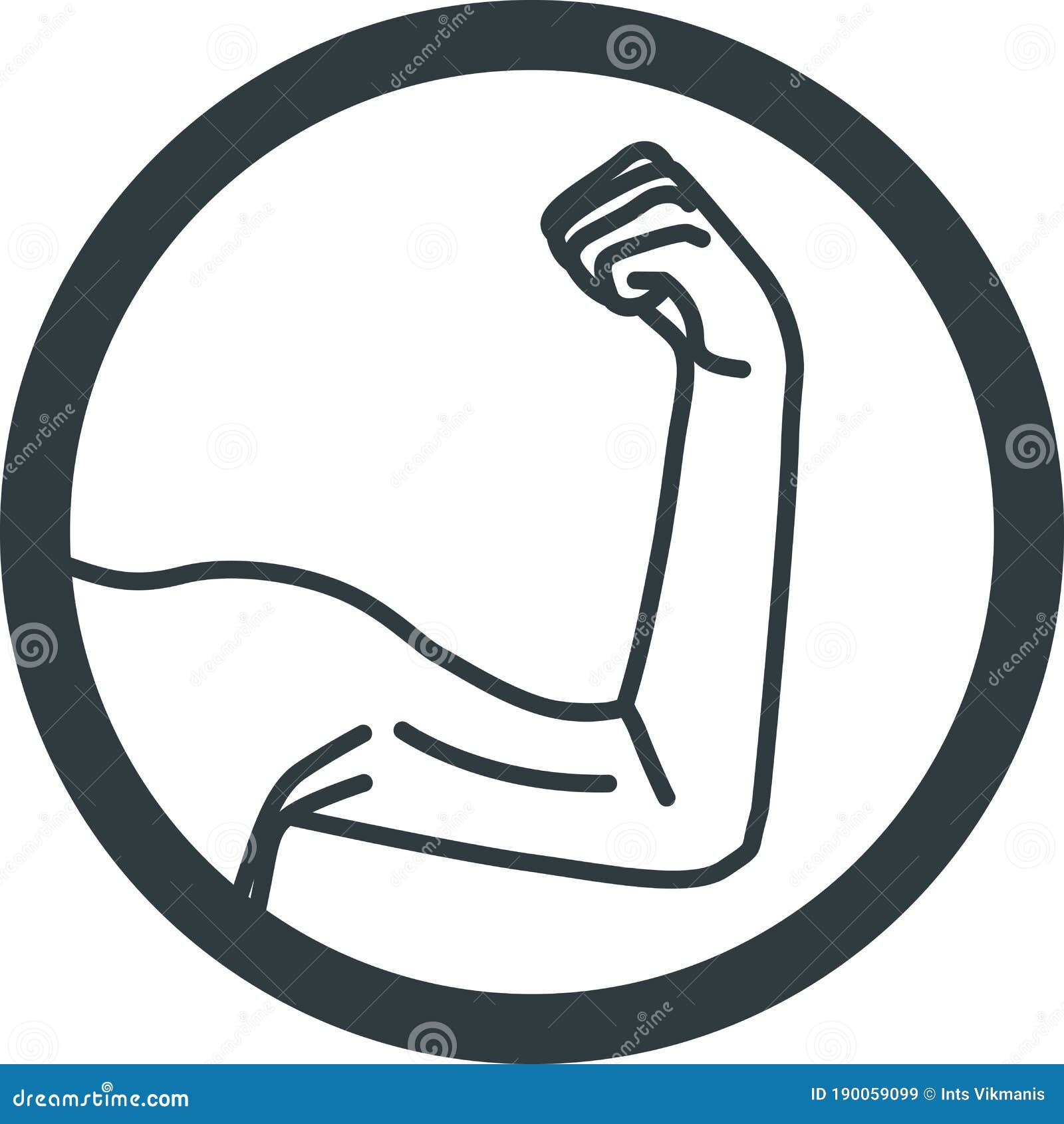 Weak Male Arms with Flexed Biceps Muscles Stock Vector - Illustration ... Weak Male Arms with Flexed Biceps Muscles Stock Vector - Illustration ...