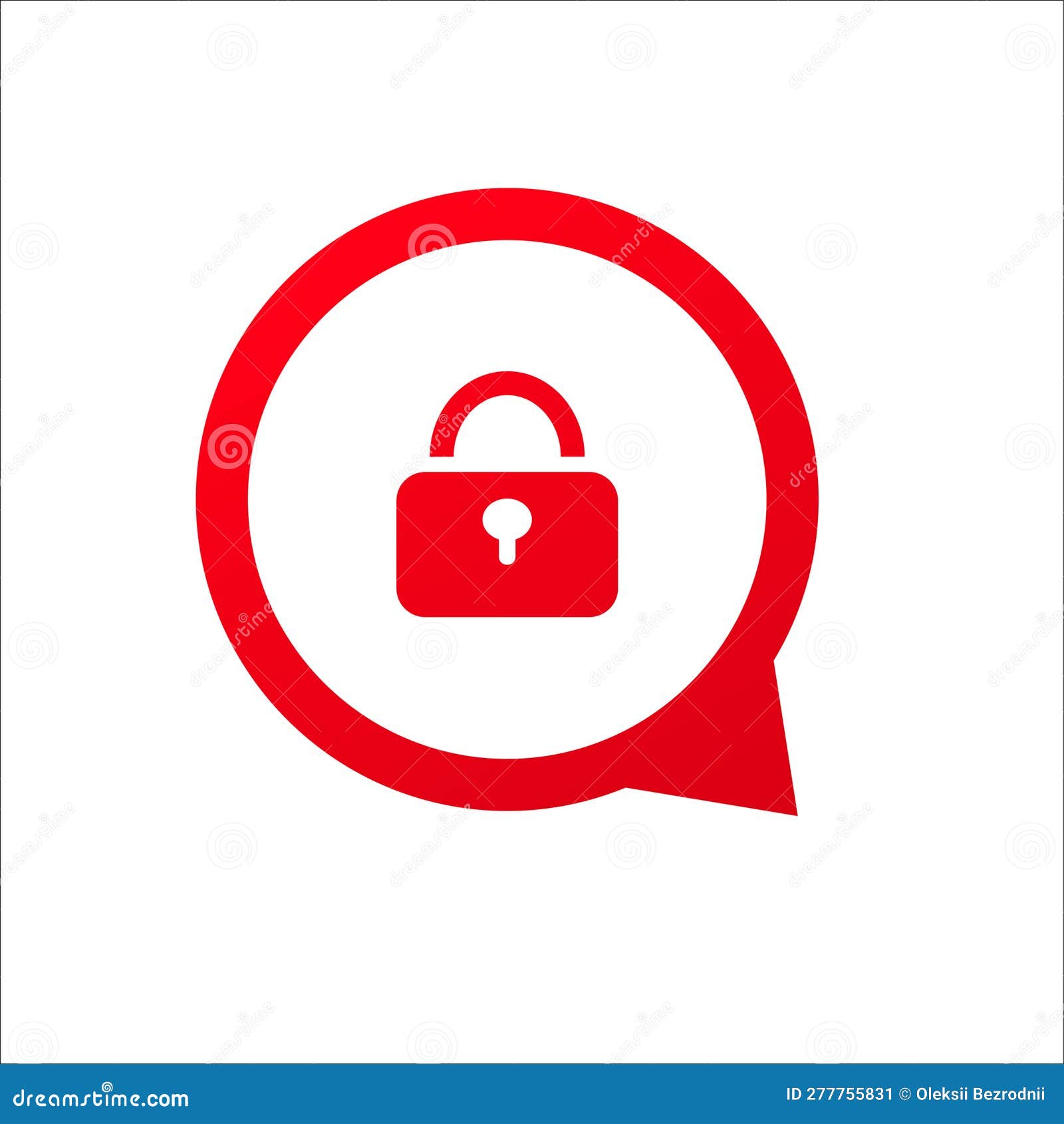 Weak Password Notification Icon. Secure and Dangerous Web Login Stock ...