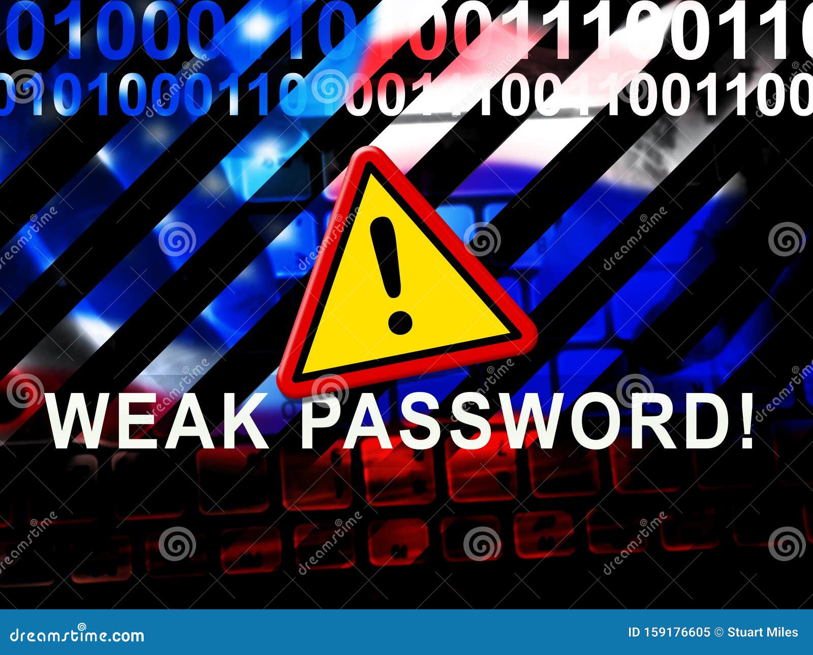 Weak Password White Linear Icon For Dark Theme Cartoon Vector ...