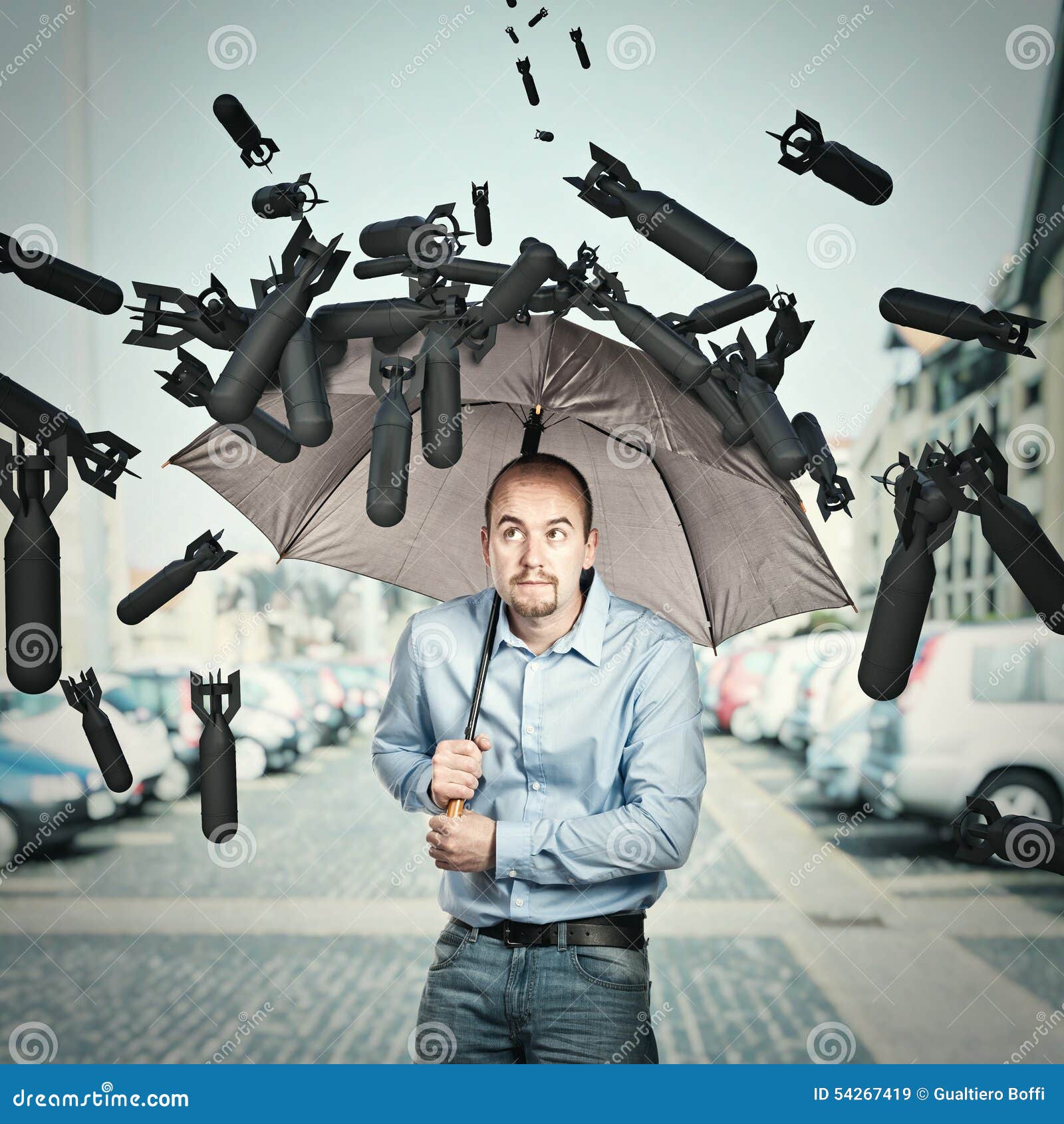 Weak protection stock image. Image of portrait, protection - 54267419