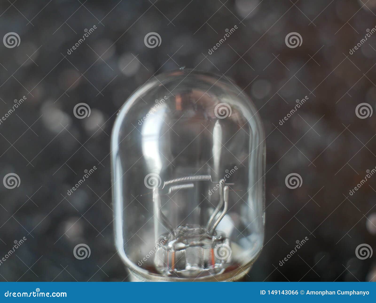 Weak Yellow Bulb Light on Black Background Stock Photo - Image of ...