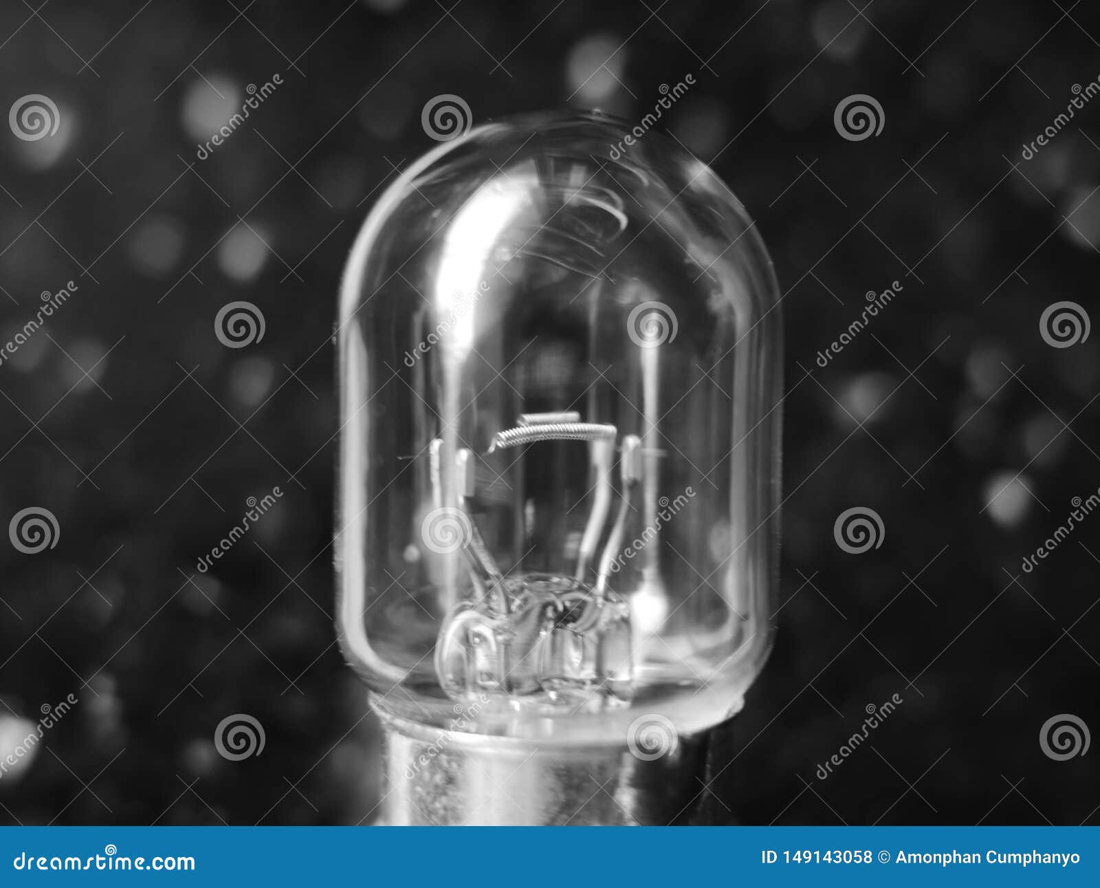 Weak Yellow Bulb Light on Black Background Stock Photo - Image of weak ...