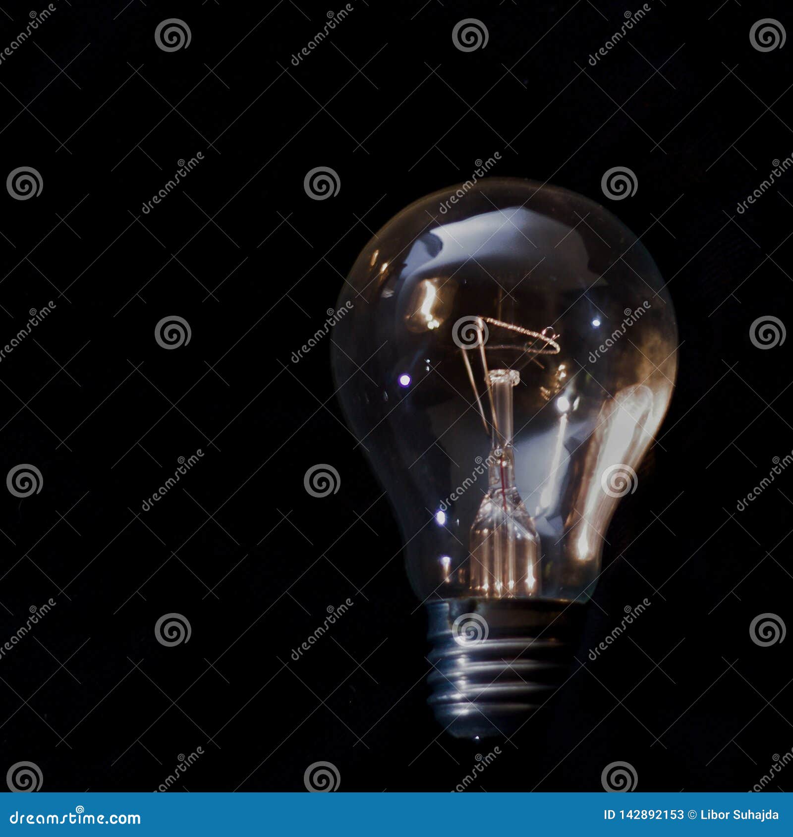 Weak yellow bulb light stock image. Image of light, space - 142892153