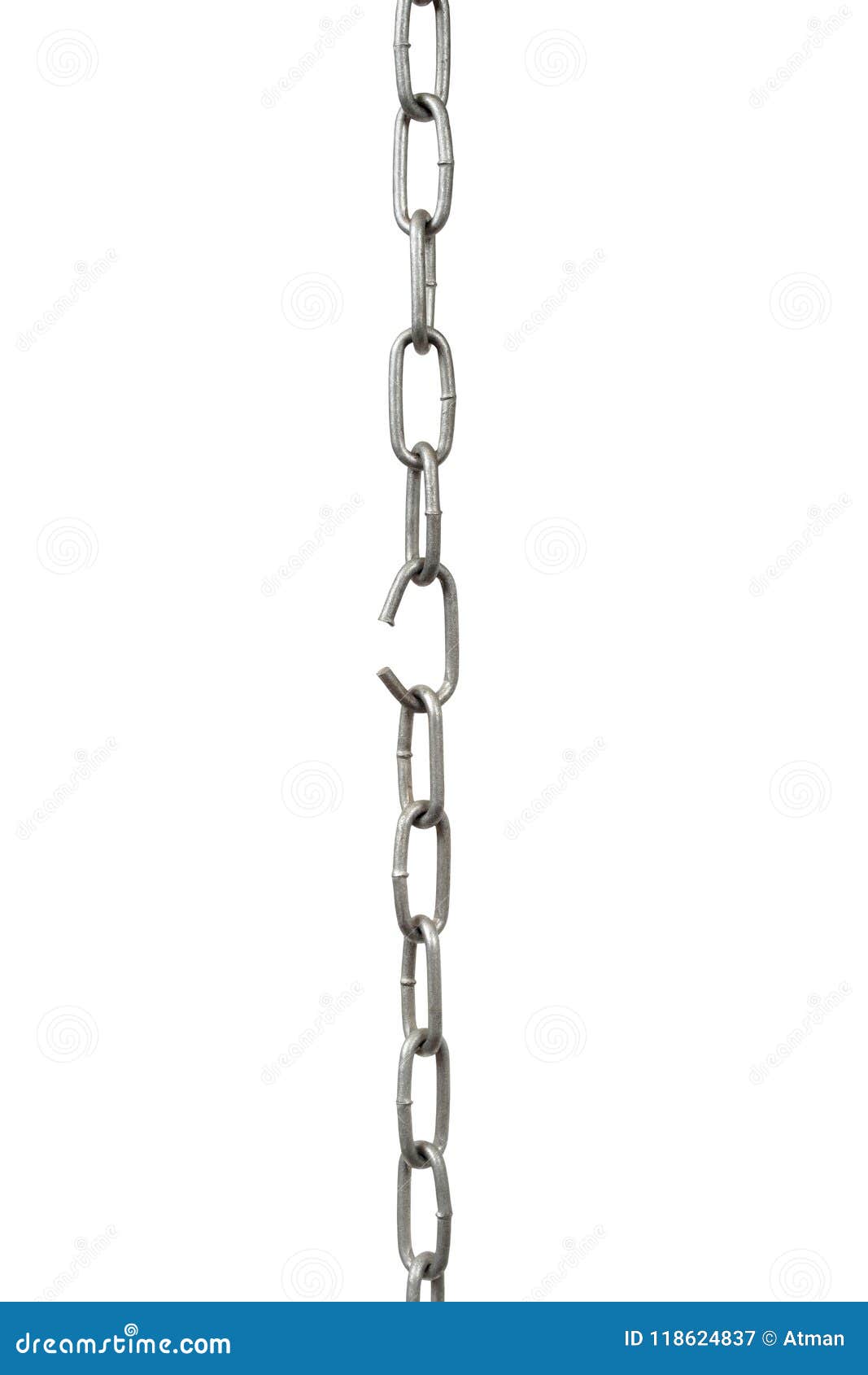 Weakest Link in Chain stock image. Image of connection - 118624837