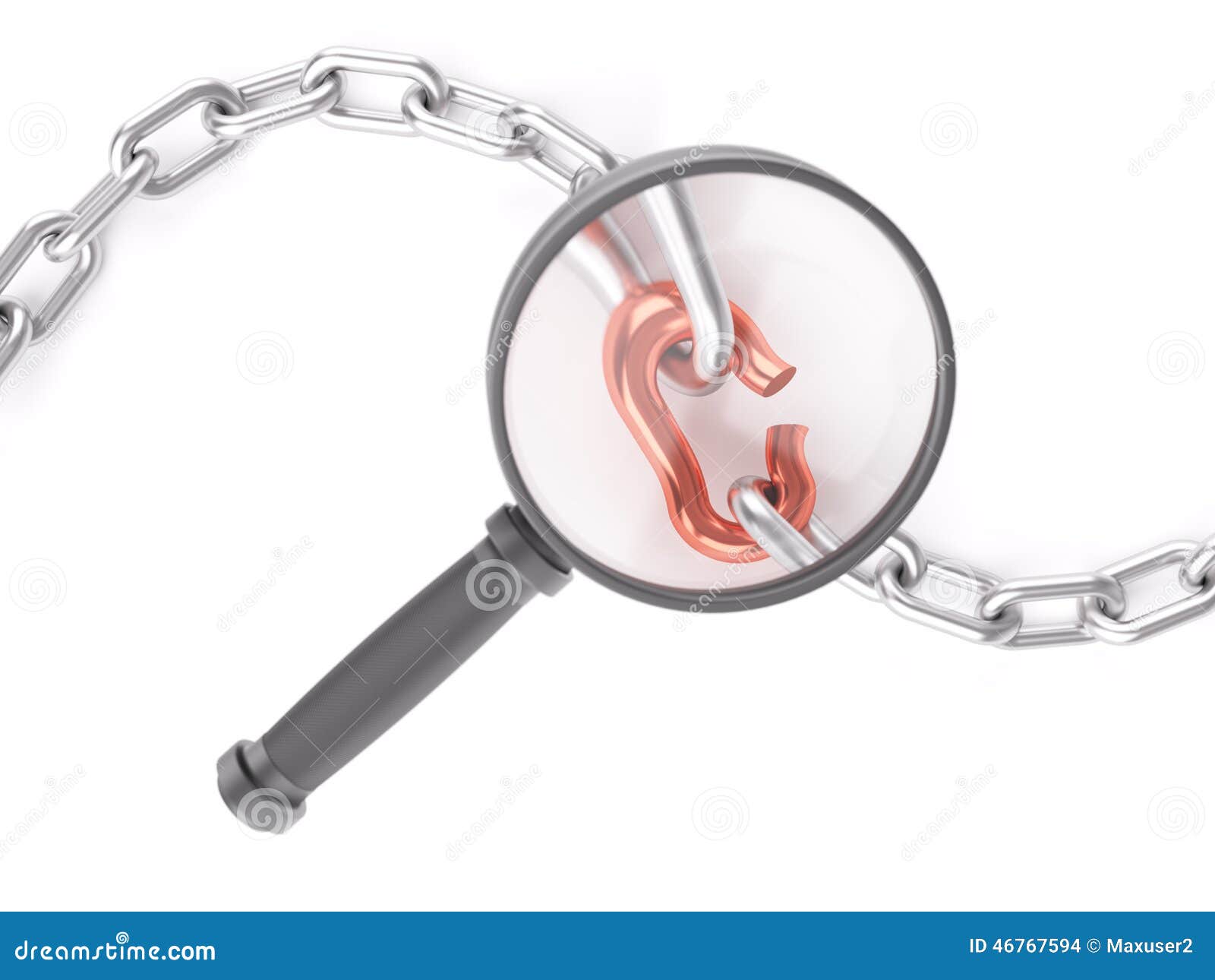 The Weakest Link stock illustration. Illustration of strength - 46767594