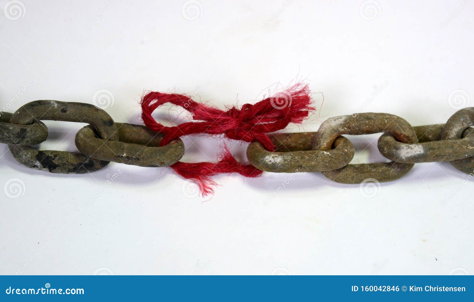 The Weakest Link; a Massive Chain Where One Link is Replaced with a ...